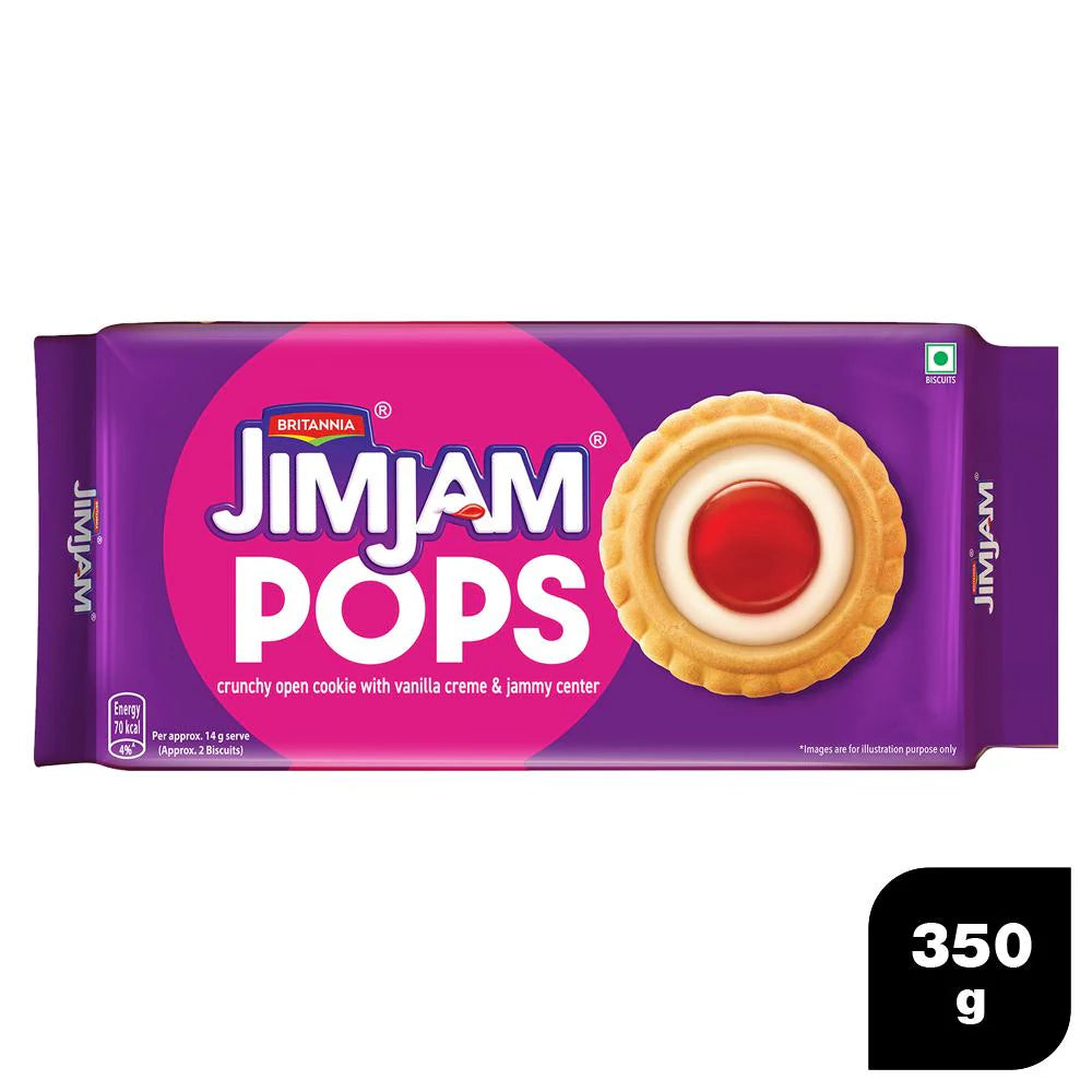 Buy Britannia Jim Jam Pops Cookie - Jam-Filled Cookies Online | Swadesh ...
