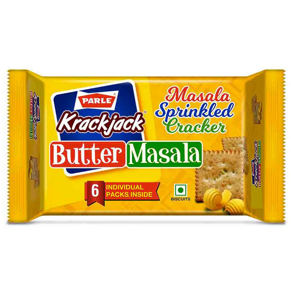 Buy Parle Krackjack Butter Masala Biscuits | Swadesh Square